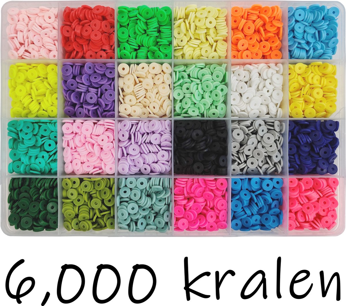 Polymeer kralen set 6.000 stuks - Katsuki kralen - bedels kralen set ...