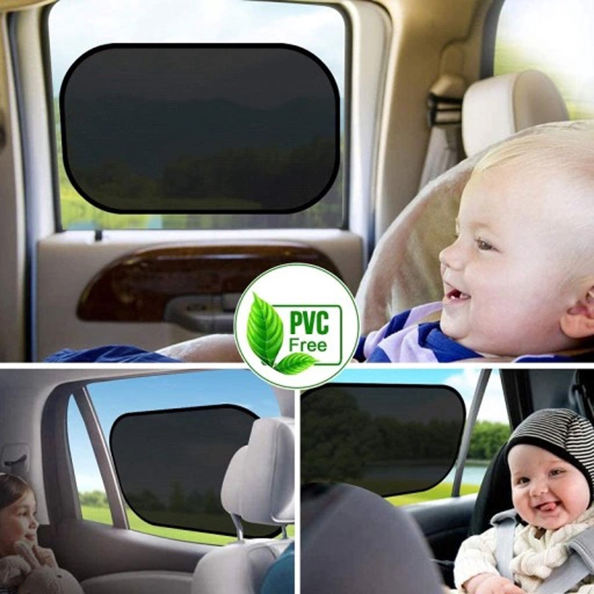 Zonnescherm Auto - Zonwering - Zijruit - UV Protectie - 2 Stuks ...