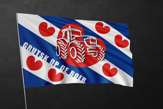 Boeren Protest Vlag - Trots Op De Boer - Friesland - Boerenprotest ...