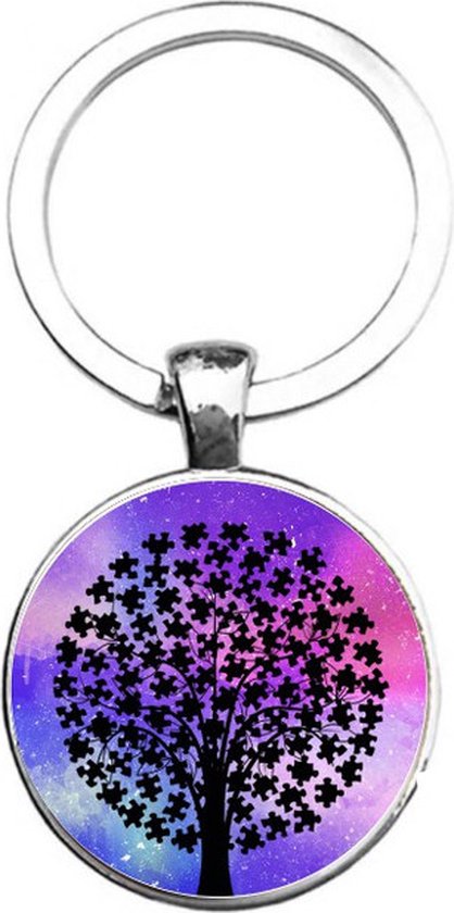 Sleutelhanger Glas - Boom | bol