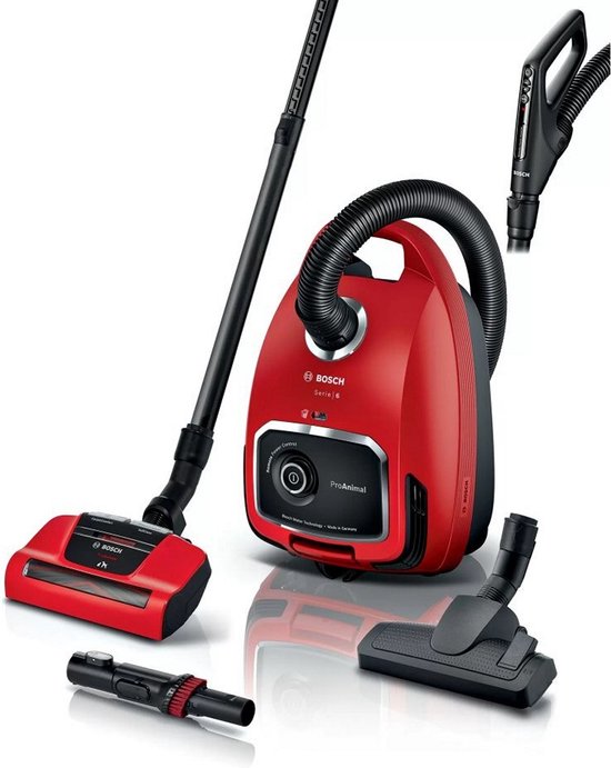Aspirateur Bosch BGB6PET2 ProAnimal 700W Rouge/ Zwart | bol.com