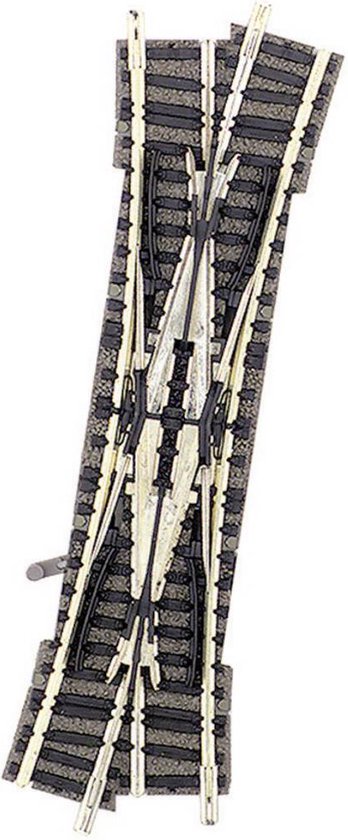 N Fleischmann Piccolo (met ballastbed) 9185 Engels wissel, Rechts 111 mm 15 ° 430 mm 1... | bol