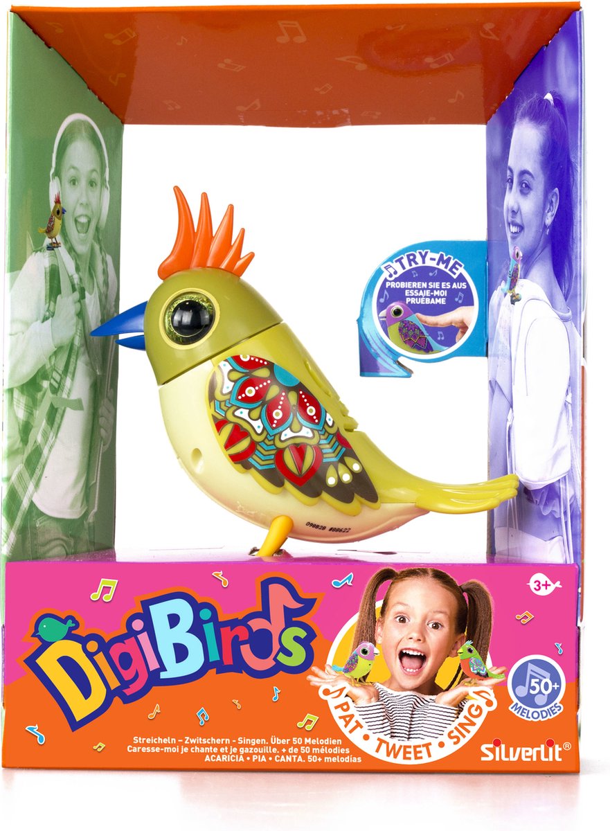 Silverlit DigiBirds Single Royal Fletcher - Interactief vogeltje | bol.com