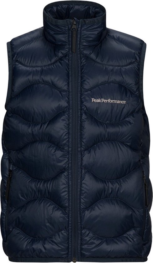 Peak Performance - Helium Vest Junior - Blauwe Bodywarmer Kids-140 | bol