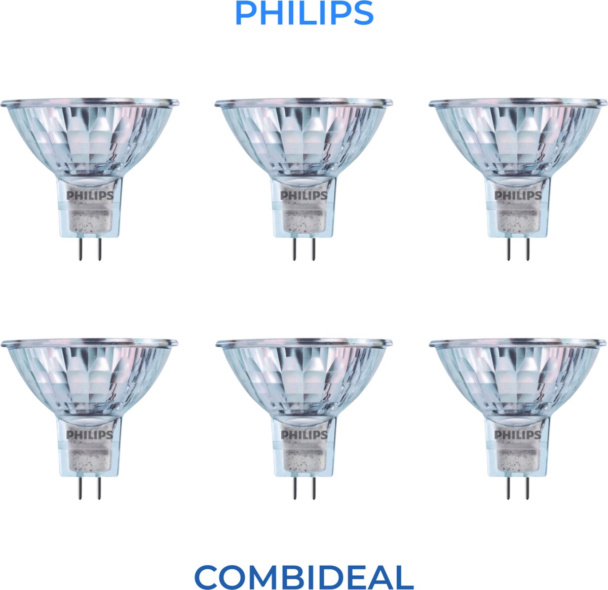 Philips - Halogeen - Spot - 35 Watt - GU5.3 (fitting) - 12 Volt - Koudlichtspiegel -... | bol.com