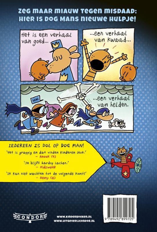 Dog Man - Dog Man en Kid Kat, Dav Pilkey | 9789492899705 | Boeken | bol