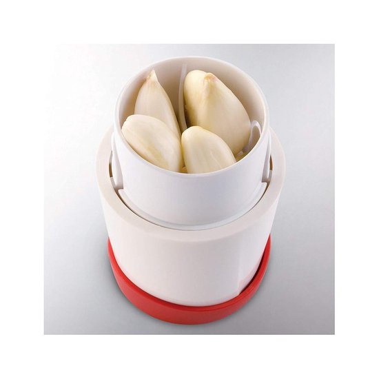 Leifheit Knoflook en Gember Mini Mandoline - Rood Wit | bol.com