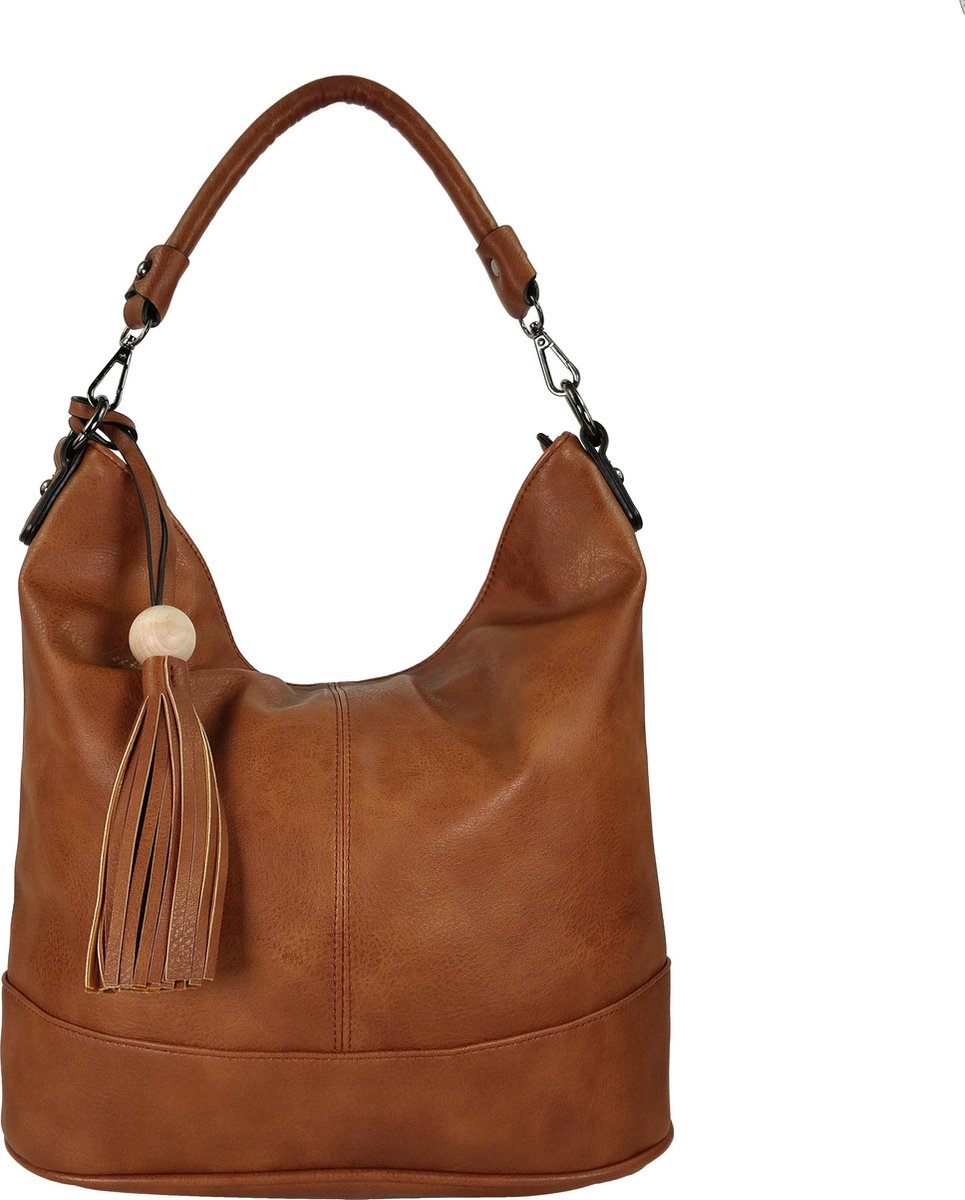 Handtas Flora & Co camel | bol.com