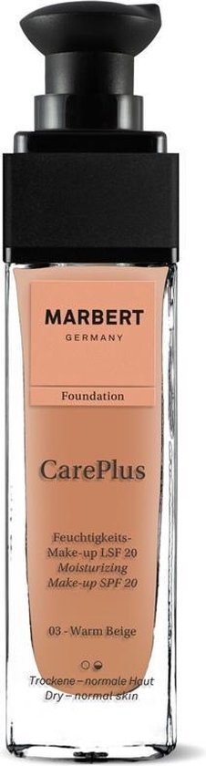 Marbert Careplus Foundation 03 Warm Beige | bol.com