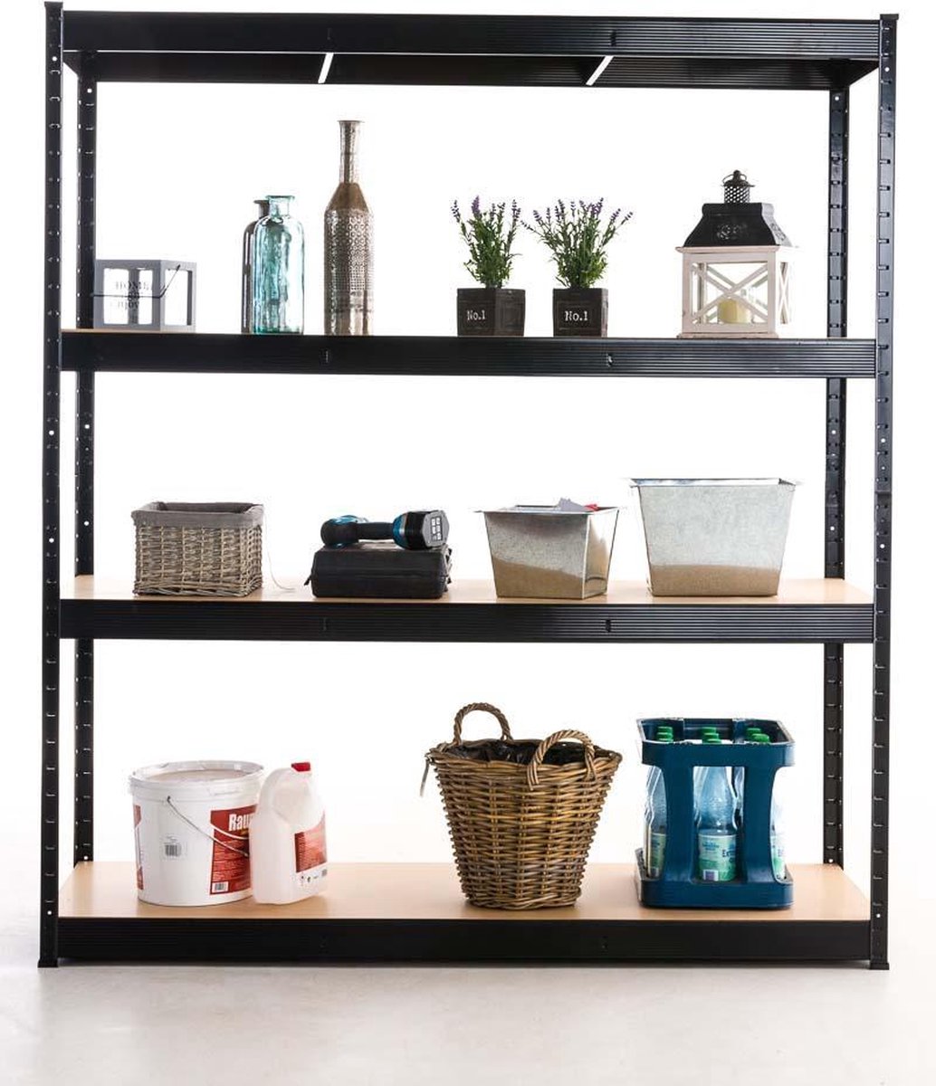 Opbergrek - Metaal - Thuisgebruik - Werkzaamheden - 160x60x180 - Zwart ...