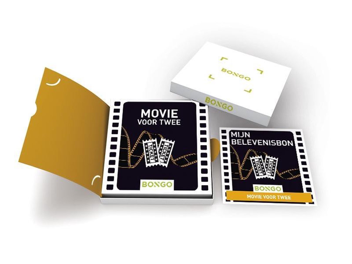 Bongo Bon - Movie voor Twee Cadeaubon - Cadeaukaart cadeau voor man of ...