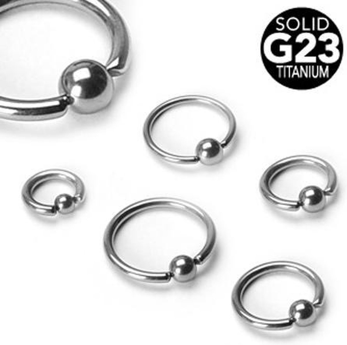 Rook piercing titanium ringetje | bol