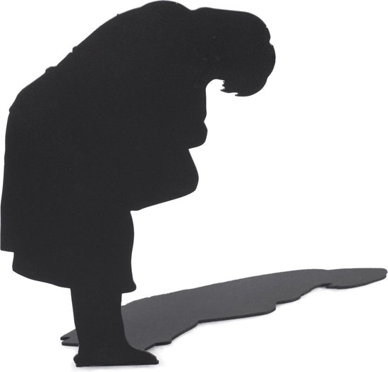 Shadow Figures - No. 12 - Woman leaning over | bol