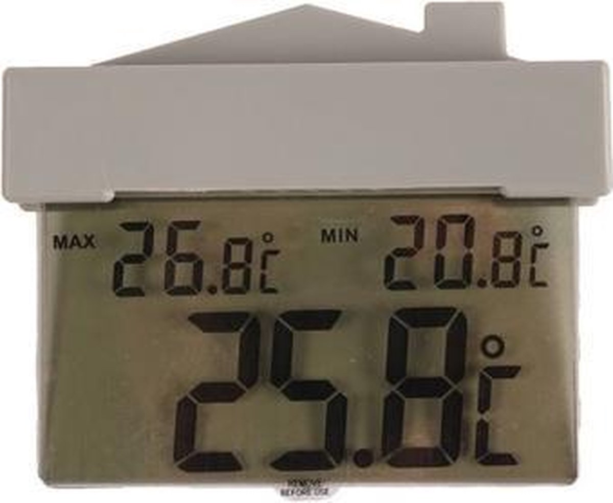 MINI MAXI THERMOMETER HUISJE DIGITAAL JUMBO MT 105050 (20) | bol