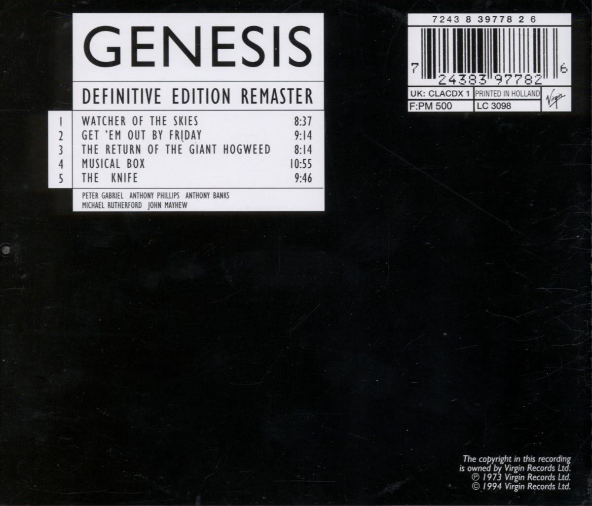 Genesis Live, Genesis | CD (album) | Muziek | bol.com