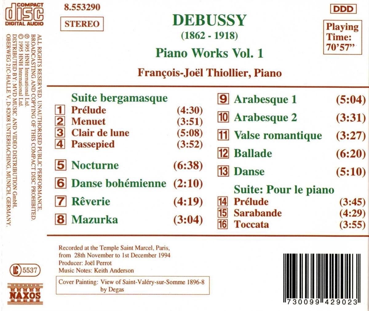 François-Joel Thiollier - Piano Works 1 (CD), Francois-Joel Thiollier ... François-Joel Thiollier - Piano Works 1 (CD), Francois-Joel Thiollier ...