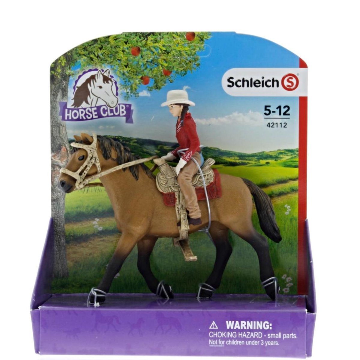 Schleich Western ruiter 42112 - Paard Speelfiguur - Horse Club - 15 x 8 ...