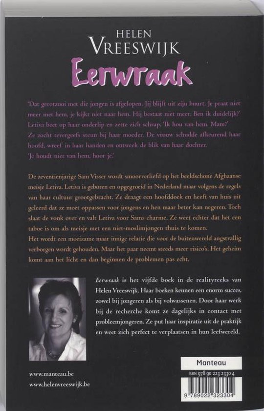 Eerwraak, Helen Vreeswijk | 9789022323304 | Boeken | bol.com