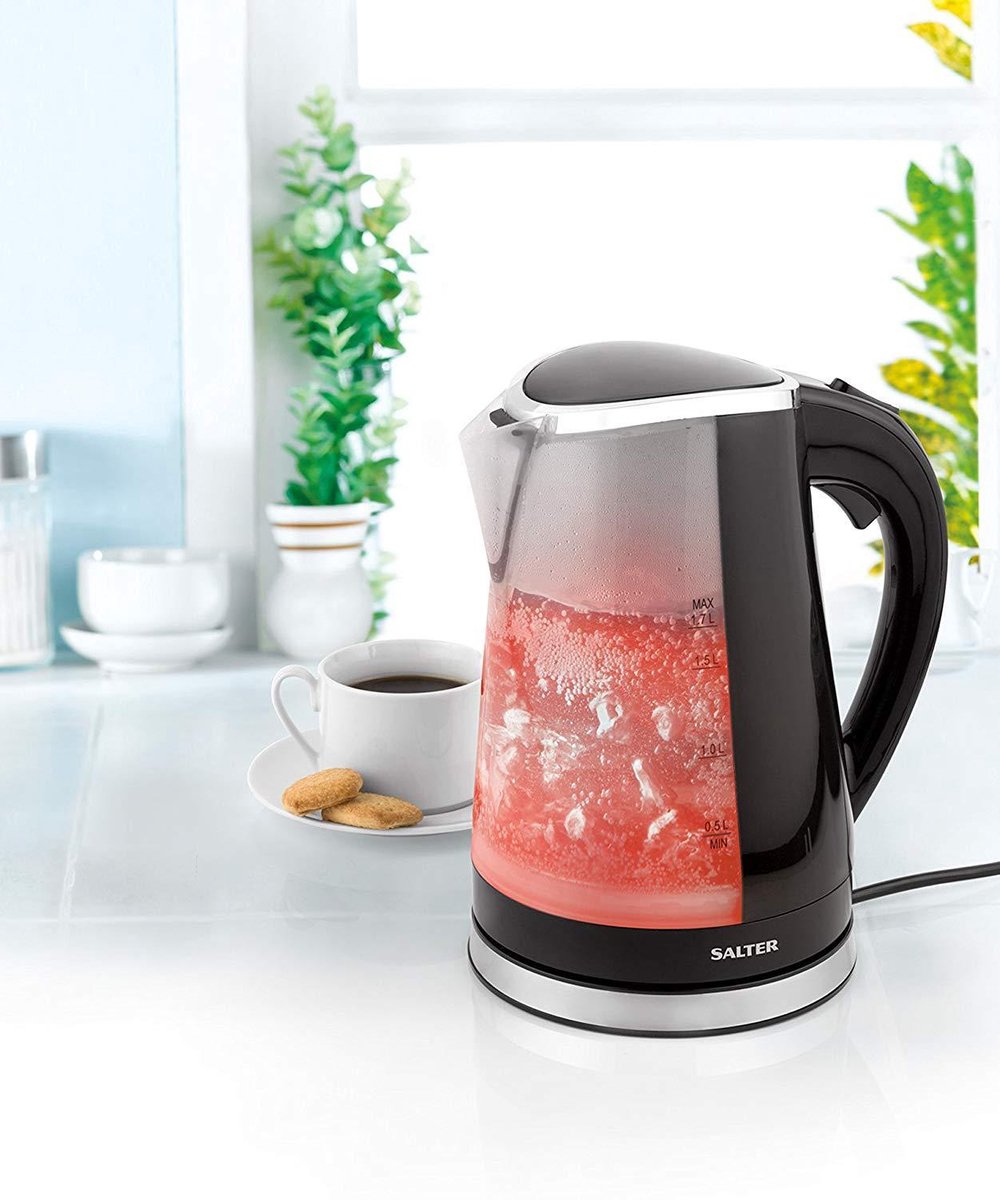 Salter colour changing kettle - Waterkoket met LED kleurindicatie ...