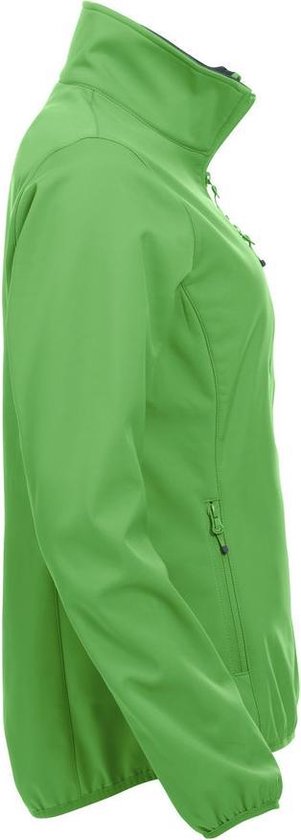 Clique Basic Softshell Jas Dames Appelgroen maat M | bol
