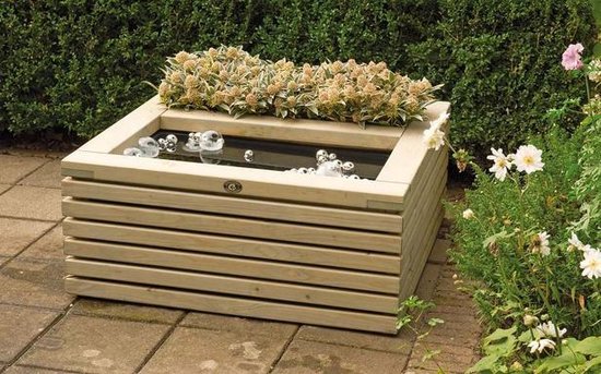 Woodvision - Elan terrasvijver Excellent - Vuren -89x89x38 cm | bol.com