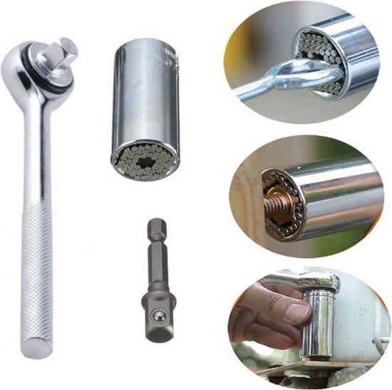 TKSTAR Universele Dopsleutel Pal Adapter Steeksleutels Met Boren 7mm ...