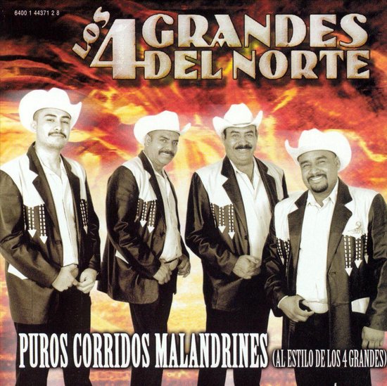 Puros Corridos Malandrines, Los 4 Grandes del Norte | CD (album) | Muziek | bol