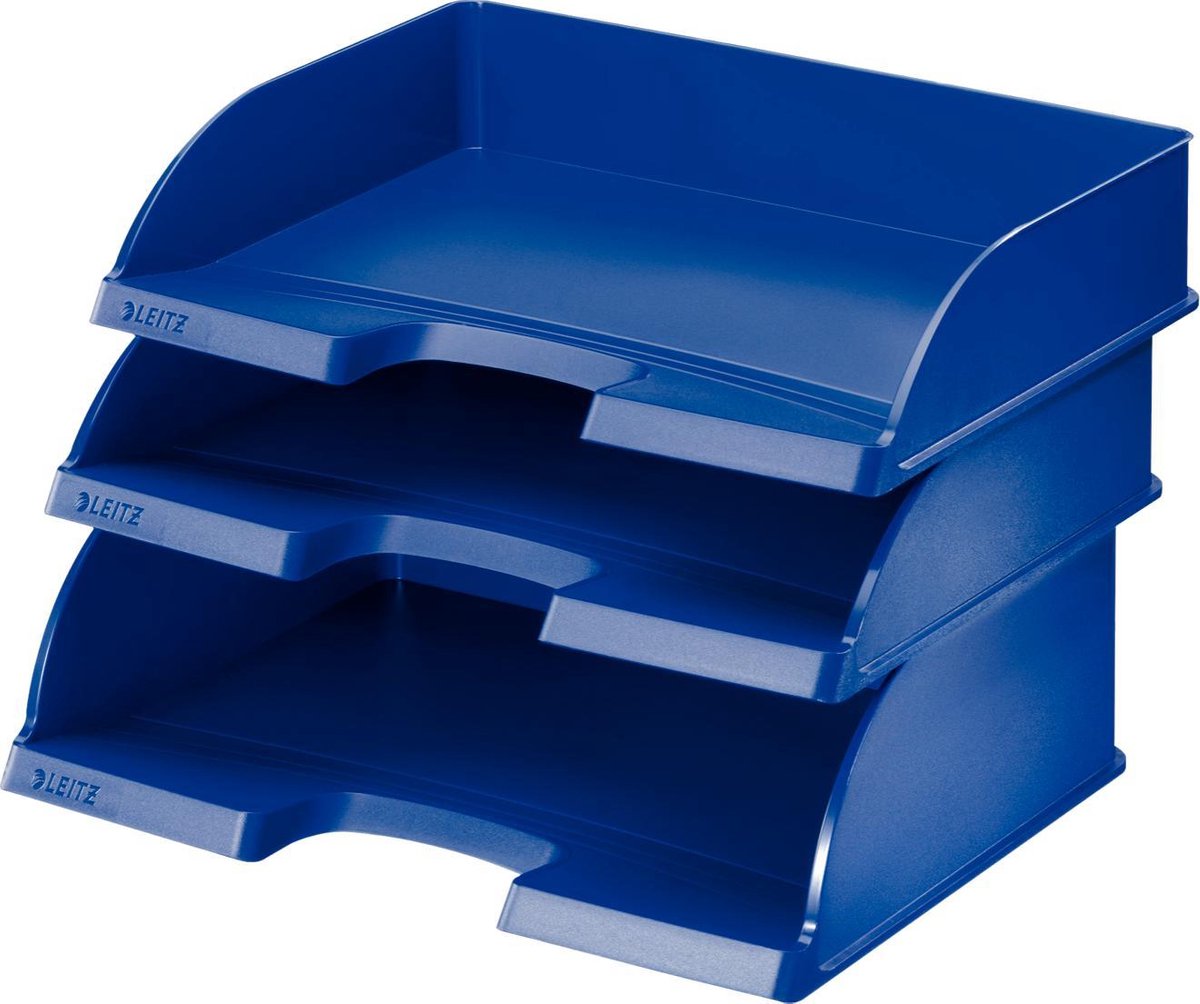 Leitz Plus Jumbo Brievenbak - A4 dwars - Blauw | bol.com