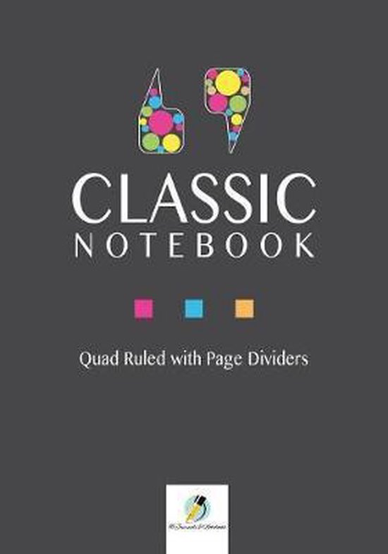Classic Notebook Quad Ruled with Page Dividers | 9781541966239 ...
