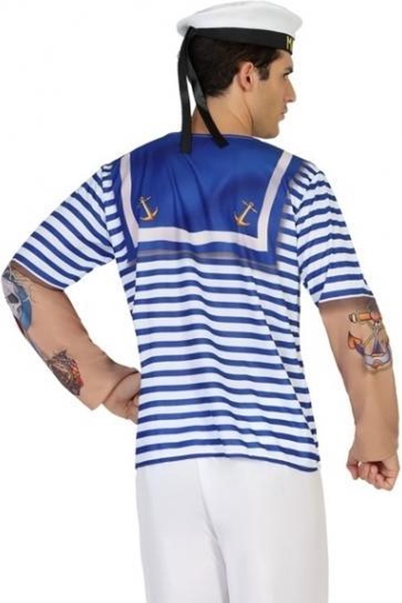 bol.com | Matroos verkleed shirt voor heren