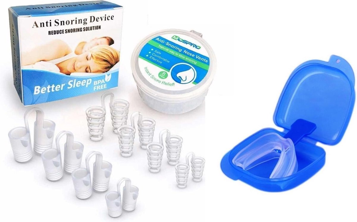 Anti Snurk Beugel - Neusspreider - Anti Snurk Bitje - Beste Oplossing ...