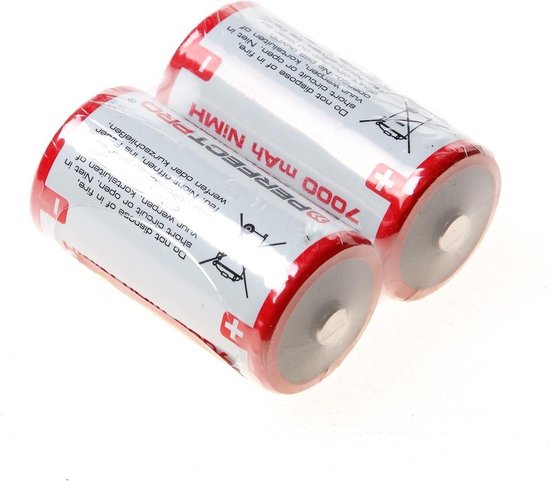 Perfectpro Batterij size D-NiHM 7000mah (set van 2) | bol.com