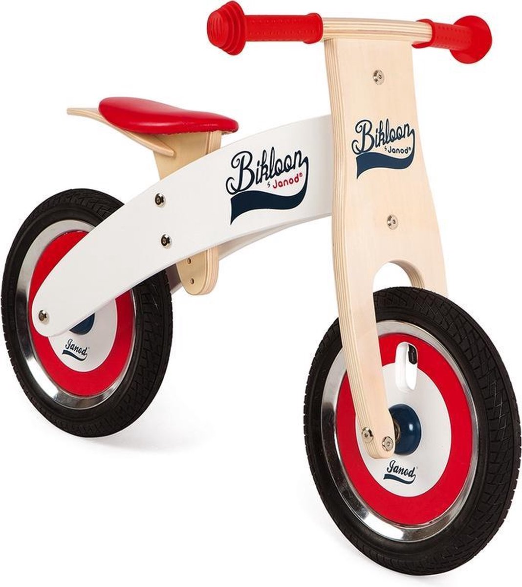 Janod Loopfiets Bikloon - Rood en Wit | bol