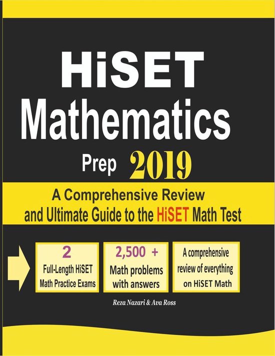 HiSET Mathematics Prep 2019: A Comprehensive Review and Ultimate Guide ...
