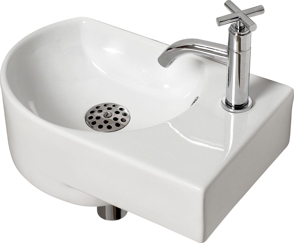 Plieger Las Vegas Fontein Toilet Rechts - Set - Fontein 41 x 27 cm ...