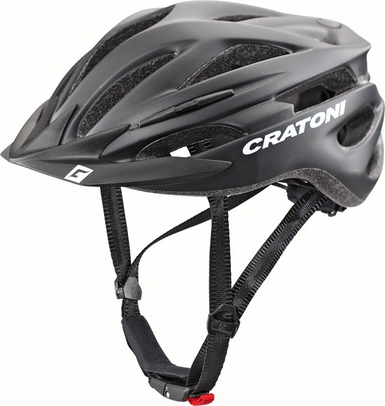 Cratoni Pacer fietshelm - Mat Zwart - M | bol