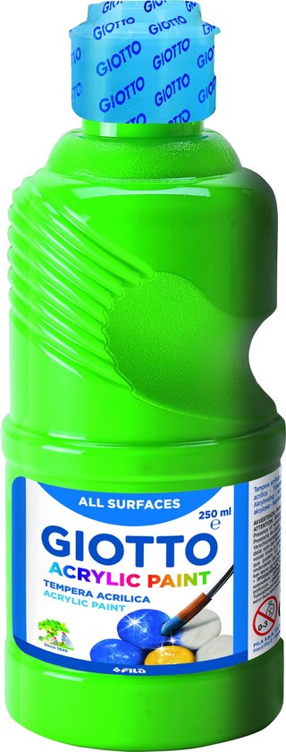 Giotto Bottle 250 ml acrylic green | bol