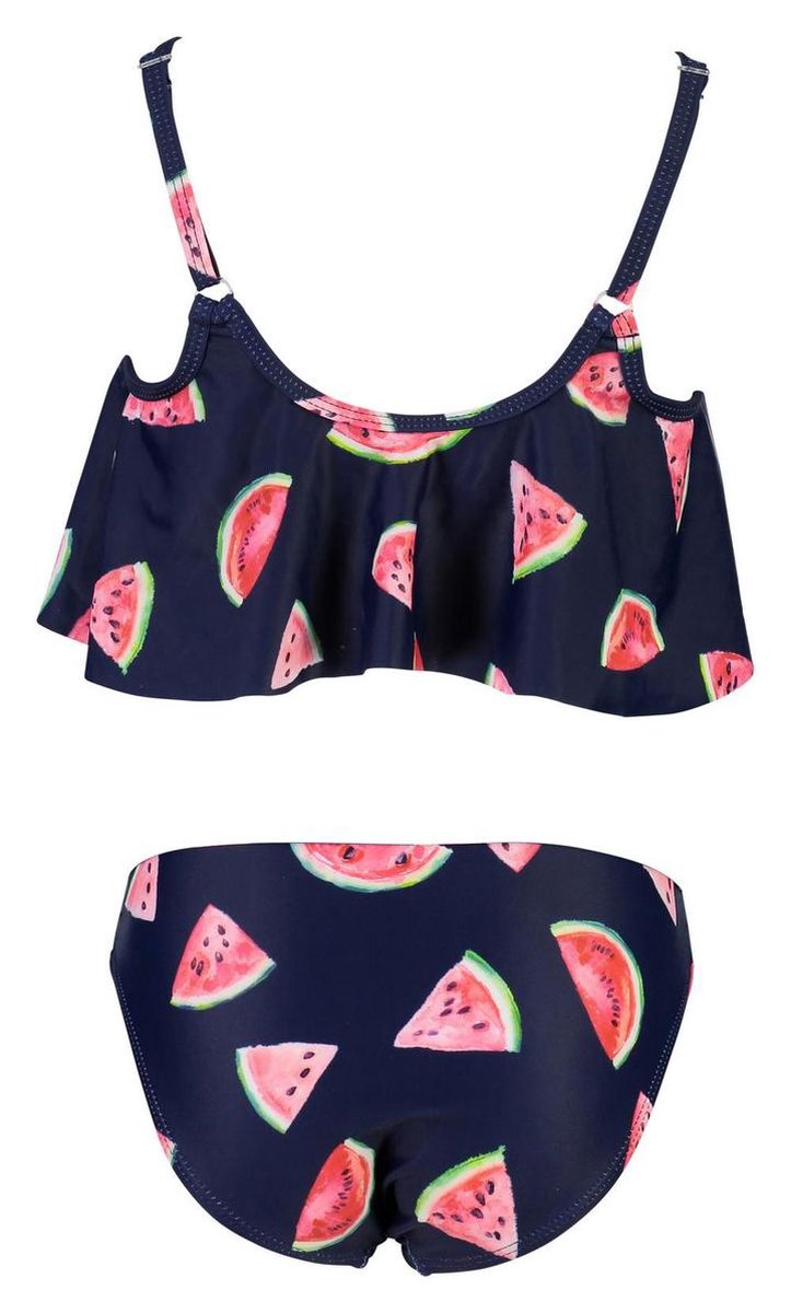 Snapper Rock - Flounce Bikini voor meisjes - Slice of Life - Navyblauw ...