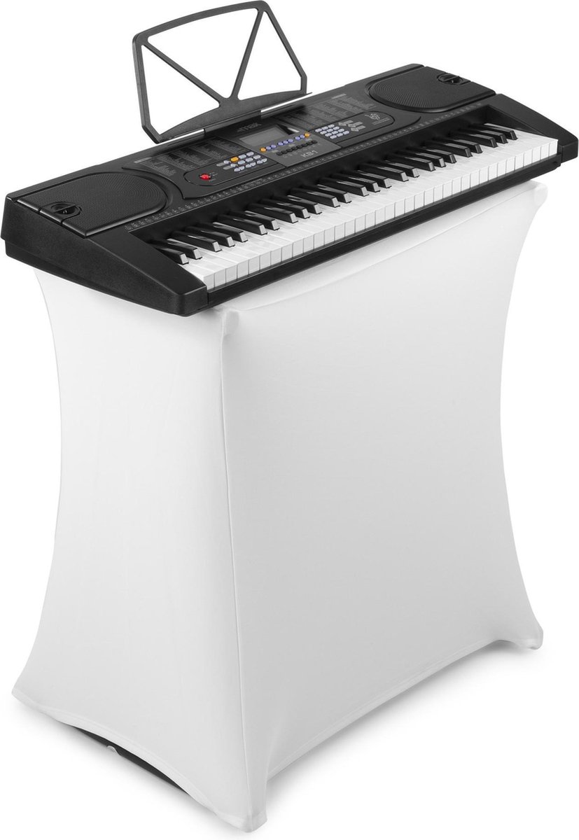 Keyboard met keyboard standaard en hoes - MAX KB1 keyboard met 61 ...