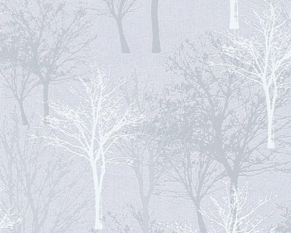 BOMEN BEHANG - Grijs Wit - AS Creation Elegance 5 | bol.com