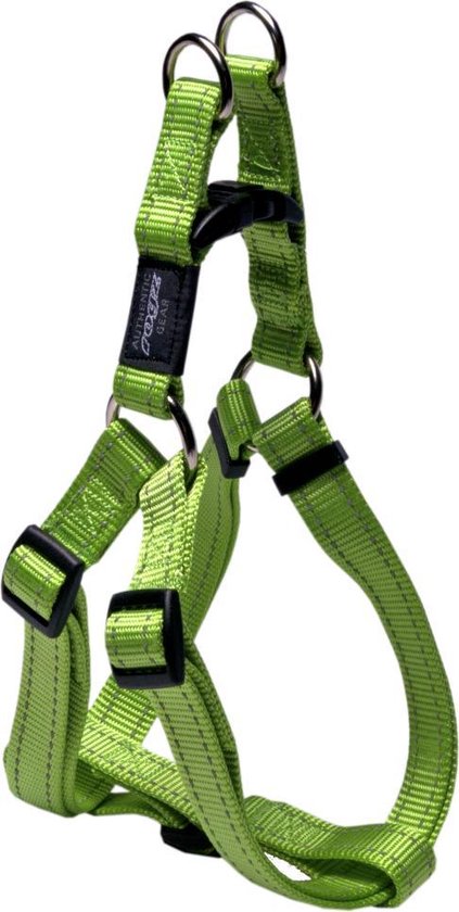 Rogz For Dogs Lumberjack Step-In H Lime 25 mmx67-103 cm | bol.com