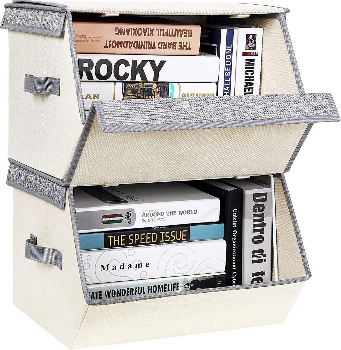 Nancy's 2 Opbergdozen - Vouwdoos - Opbergbox - Opbergboxen | bol.com