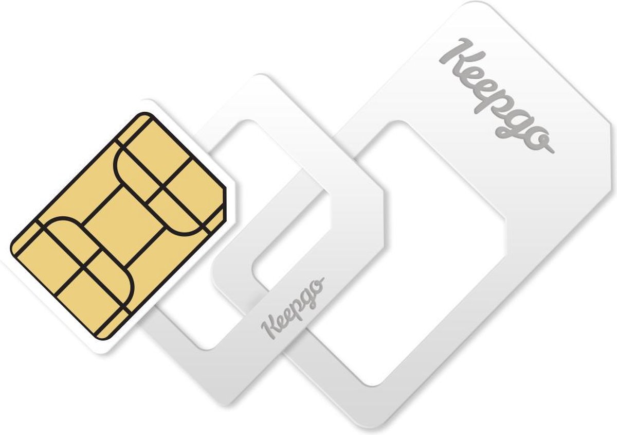 Keepgo simkaart adapterset | bol.com