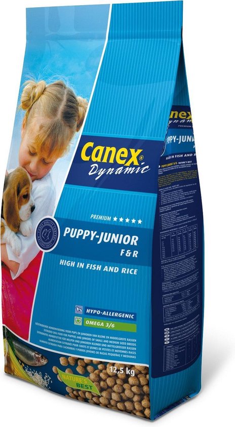 Zzz Canex Puppy / Junior Fish / Rice - 12.5 KG | bol