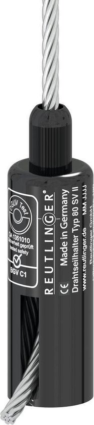 REUTLINGER Cable glider type 80SVII-ZW M12i bk | bol.com