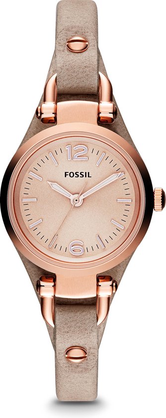 Fossil Rosékleurig Vrouwen Horloge ES3262 | bol.com