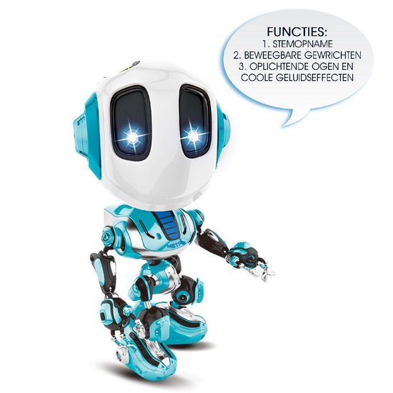 Talking Robot blauw | bol.com
