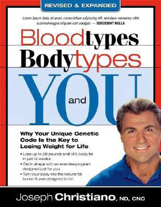 Bloodtypes, Bodytypes, And You, Joseph Christiano | 9781599792903 | Boeken | bol.com