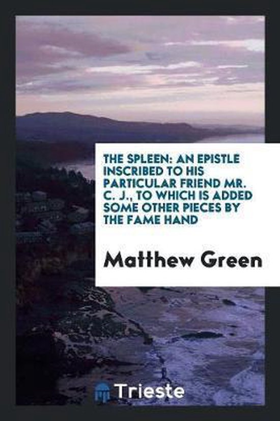 The Spleen, Matthew Green | 9780649710812 | Boeken | bol.com
