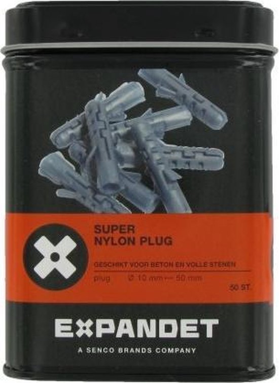 Expandet Super Nylon Plug 10x50mm (50st.) | bol